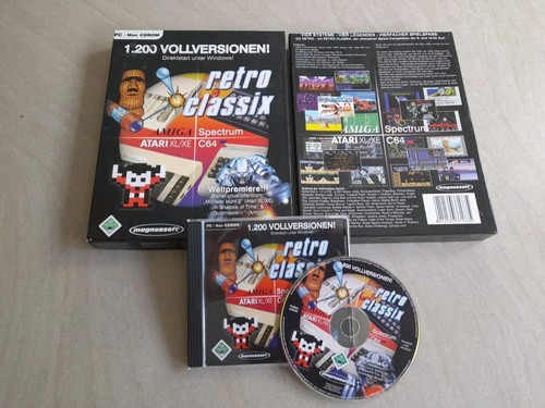 Retro Classix C 64 Amiga Atari C64 Spectrum 1200 Spiele für PC BIG BOX ...