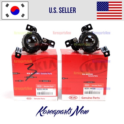 Front Fog Lamps Left + Right Set 2pcs ⭐GENUINE⭐ fits Kia Rio 2018-2020 ...