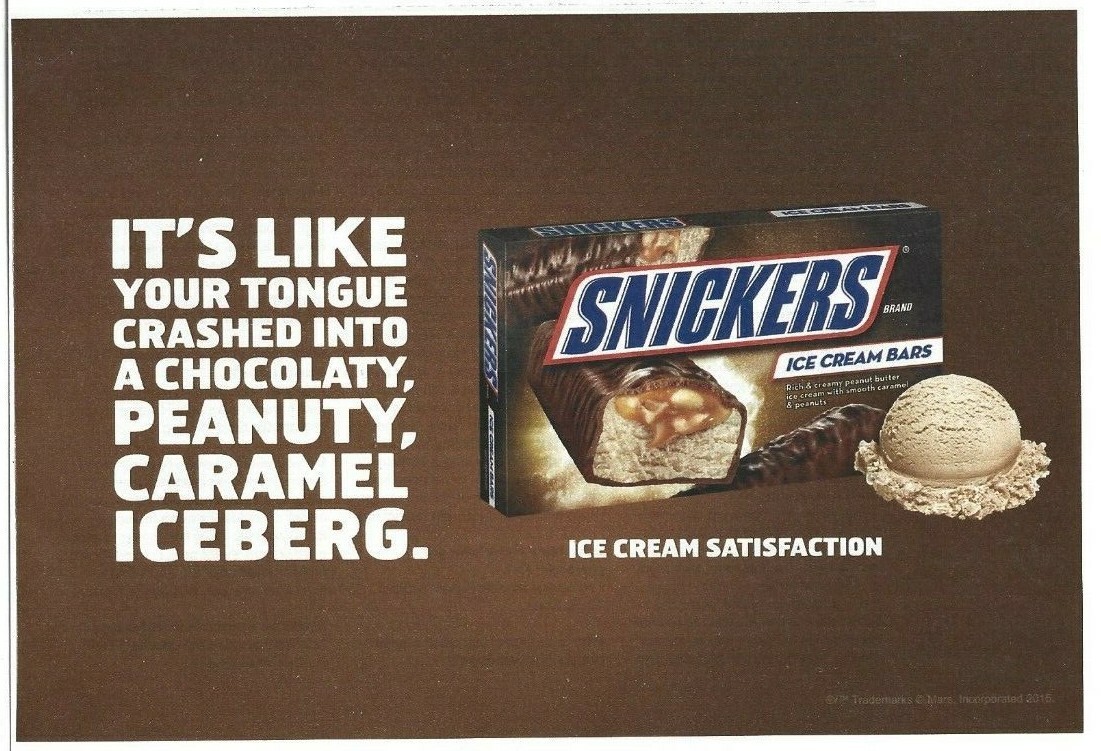 Snickers Ice Cream Bar Commercial