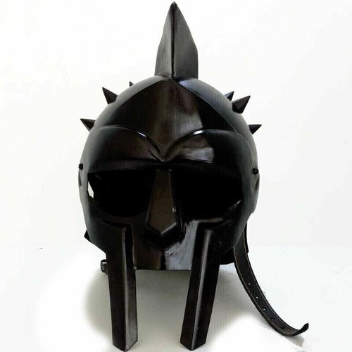 Medieval Roman Knight Gladiator Helmet Mild Steel Armor SCA LARP for ...