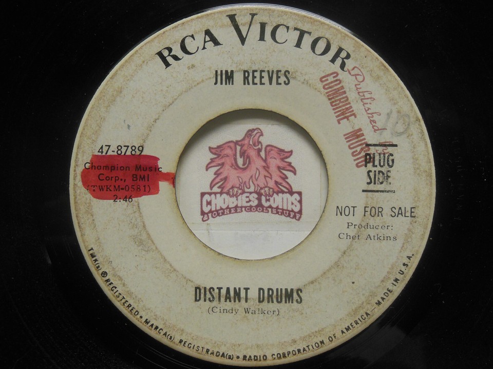 Jim Reeves: Distant Drums / Old Tige, 45 RPM G+ (4E) | eBay
