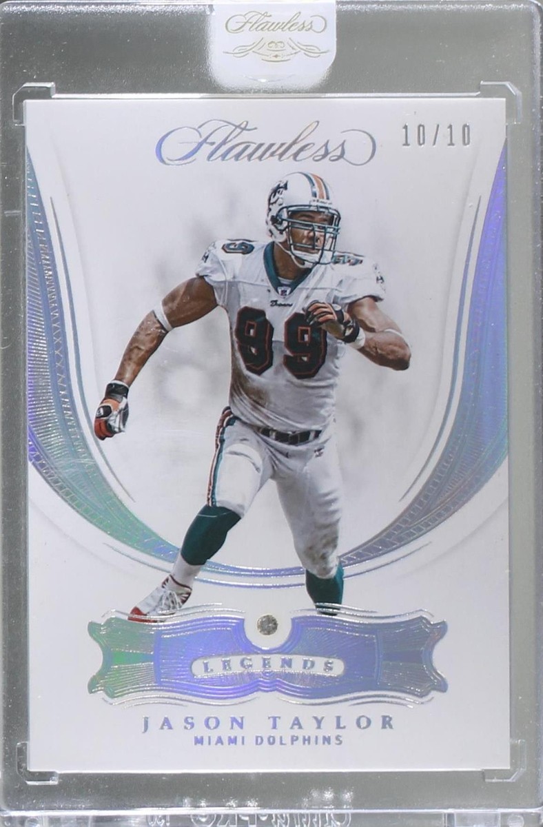 2018 Panini Flawless - Legends Diamond #87 Jason Taylor /10 for sale ...