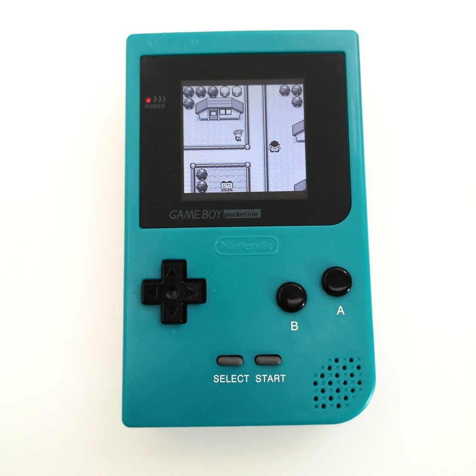 Teal Game Boy Pocket GBP Console With 5 Segment Highlight Back Light ...