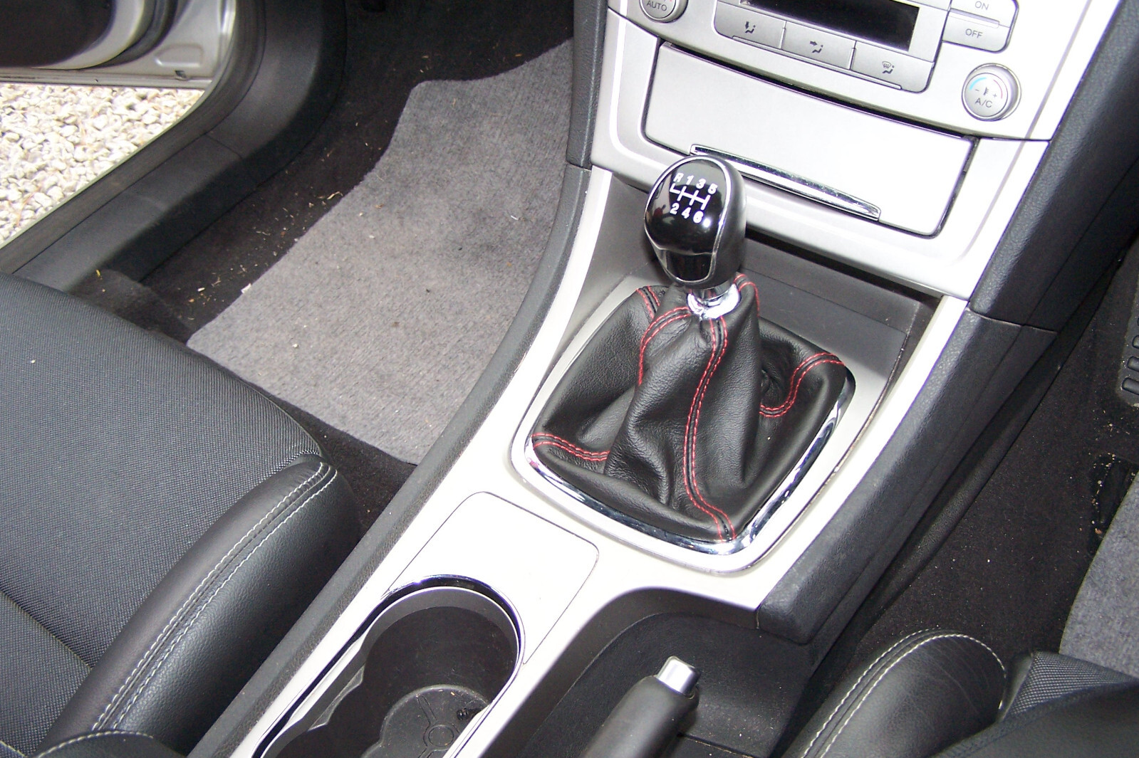 Gear Stick Gaiter For Ford Mondeo MK4 2007-2013 Black Genuine Leather ...