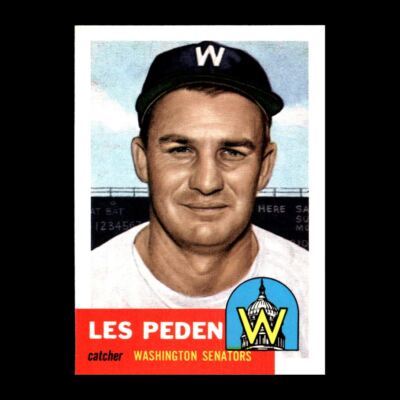 Les Peden 1991 Topps Archives 1953 Rookie Washington Senators #256 NM ...