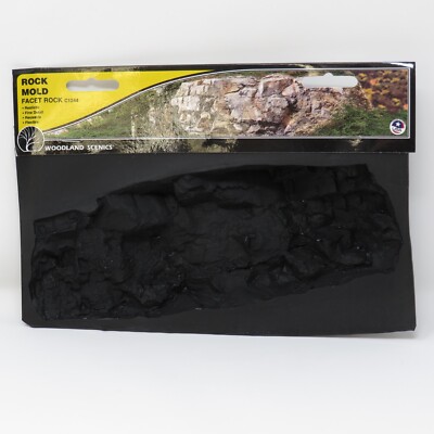Woodland Scenics 1244 Facet Rock Mold Scenery Landscape Train Layout ...