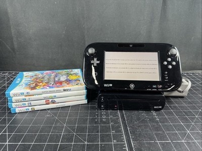 Nintendo Wii U Deluxe (WUP-101) 32GB - Game Console Bundle w/ 6x Games ...