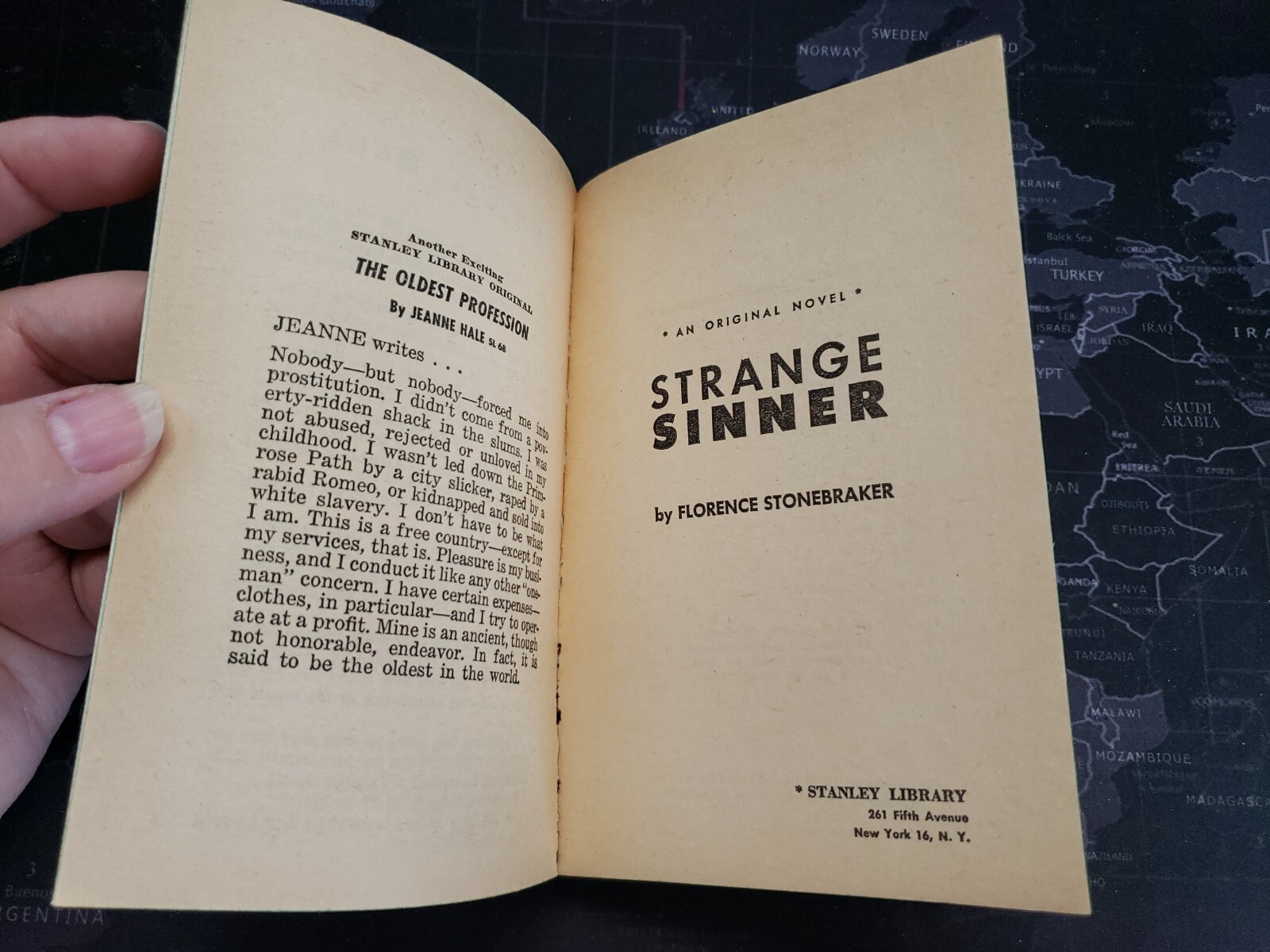 Strange Sinner-pbk-Florence Stonebraker-1959-Stanley Library #SL-73 | eBay