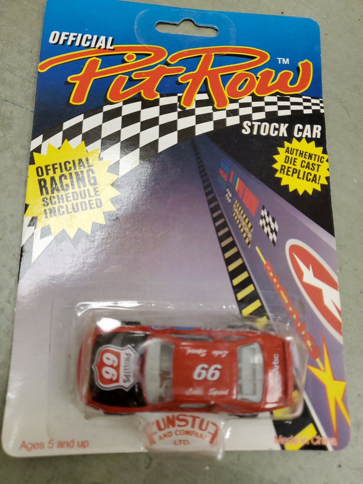 Official Pit Row FunStuf #66 Diecast Chad Jittle 1:64 STOCK CAR 1992 ...