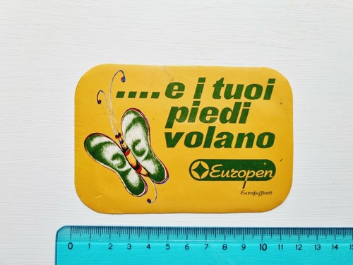 Adhesive Europen Shoes Sticker Autocollant Vintage 80s Original OEM ...