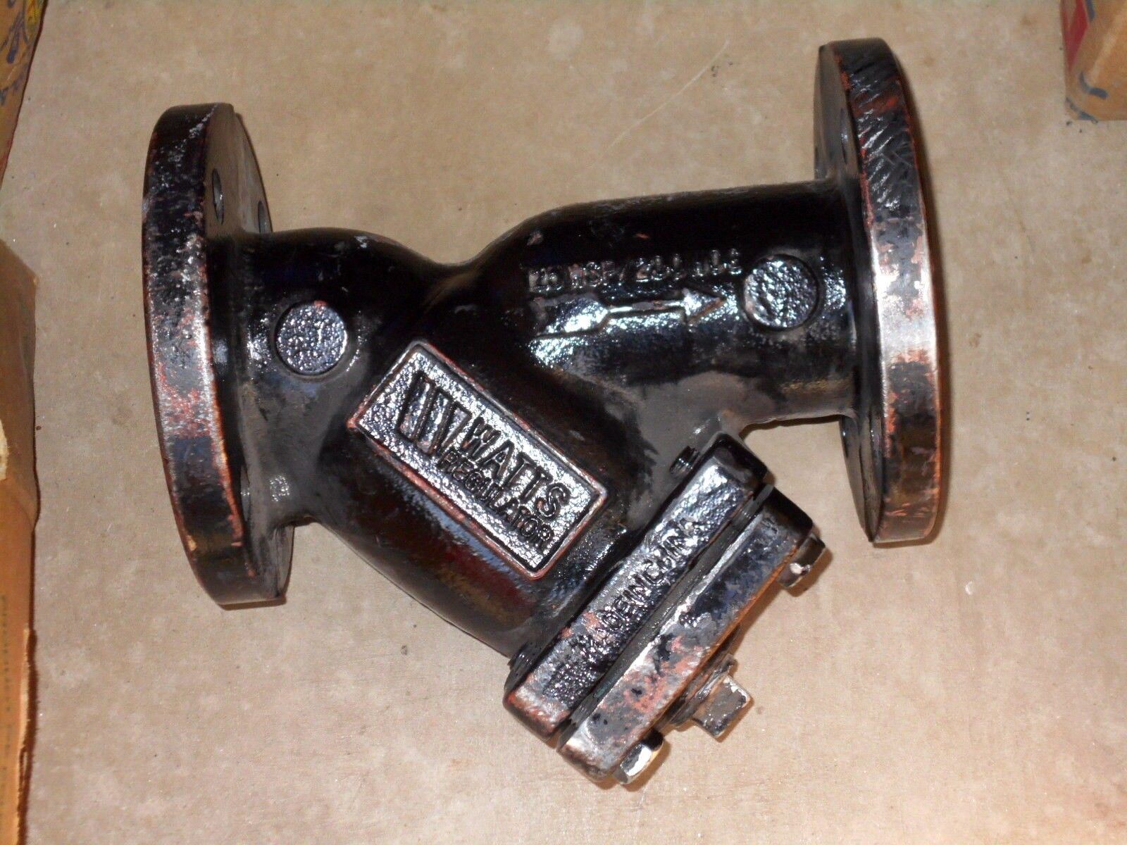 Watts 77F-DI-125 Flanged, Wye Pattern, Cast Iron Strainer, 2-1/2", 200 ...