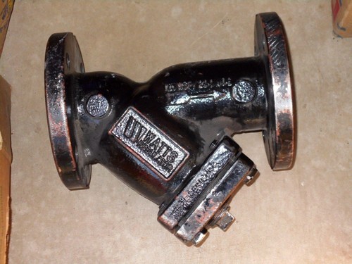 Watts 77F-DI-125 Flanged, Wye Pattern, Cast Iron Strainer, 2-1/2", 200 ...