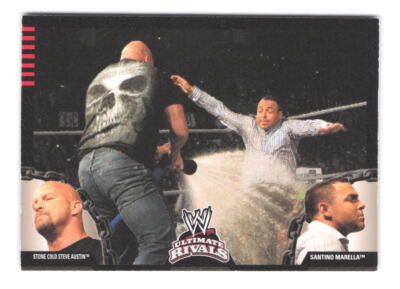2008 Topps WWE Ultimate Rivals Santino Marella vs. Stone Cold Steve ...
