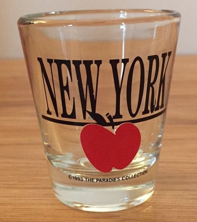New York apple shot glass | eBay