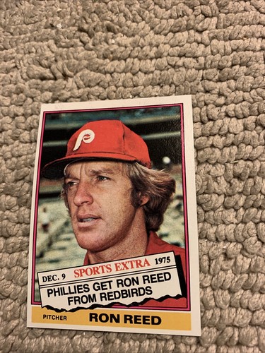 #58T Ron Reed 1976 Topps Baseball Card Cb7 TRADED | eBay