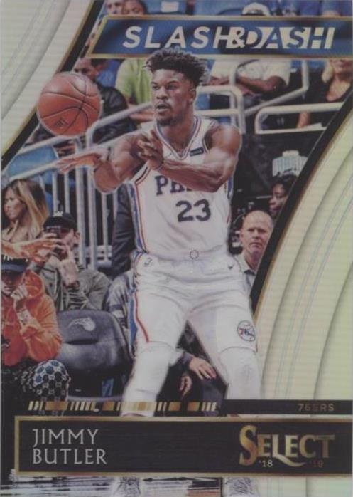 2018-19 Panini Select - Slash and Dash Jimmy Butler #16 Silver Prizm ...