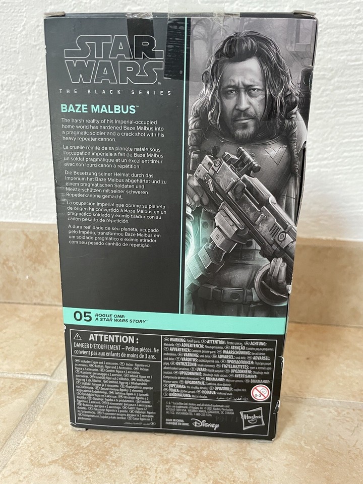 Star Wars The Black Series Baze Malbus Rogue One A Star Wars Story | eBay