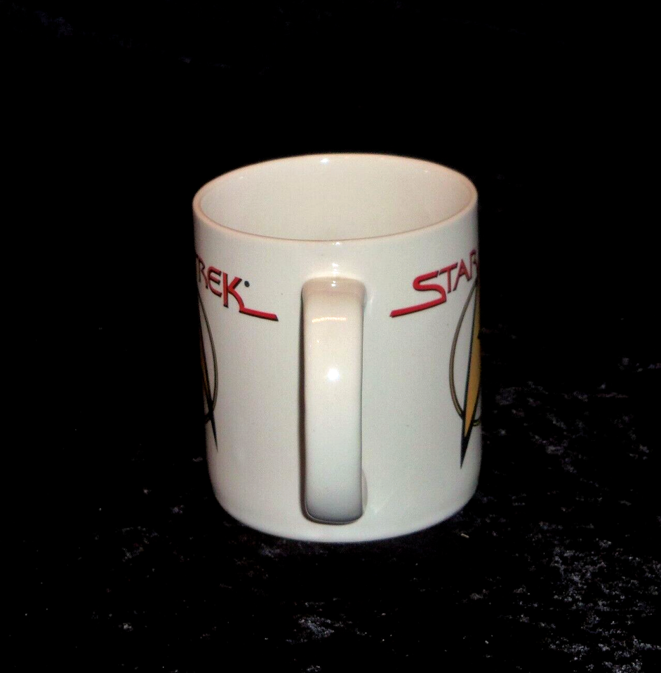 VTG Pfaltzgraff Star Trek Coffee Mug Star Fleet Command Logo Enterprise ...