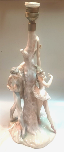 LLADRO LAMP Ballet Dancers #12 18" INCH TALL | eBay