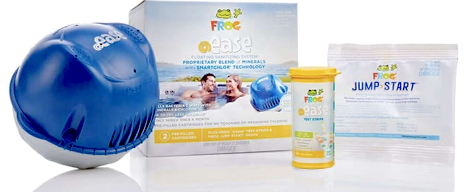 FROG @Ease Floating Sanitizing Chemical System for Hot Tubs and Swim ...
