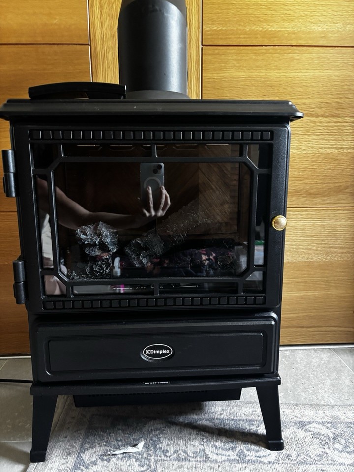 Dimplex Gosford Optimyst Freestanding Electric Stove 2kW Output - Black ...