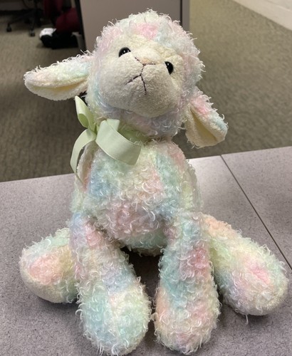 Russ Berrie Lamb Lou Lou Spring Easter Sheep Plush Pastel 10 Inches | eBay