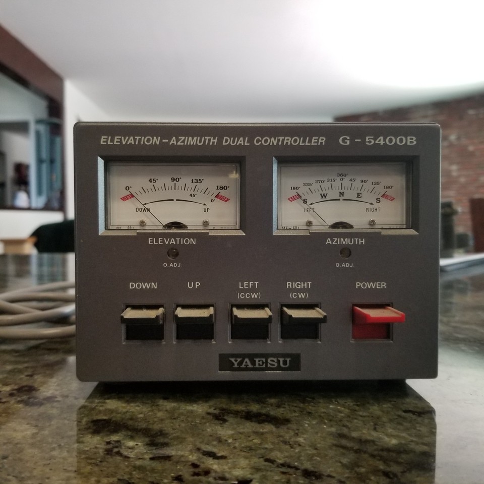 Yaesu g-5500b elevation-azimuth antenna rotor with controller | eBay