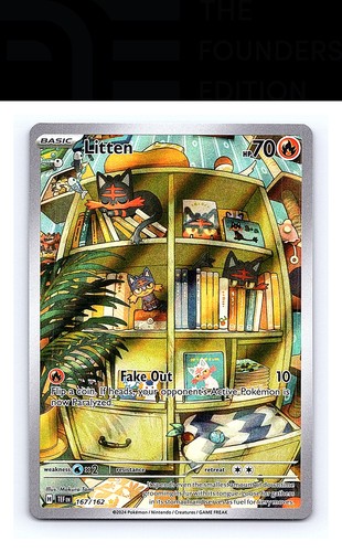 Litten #167/162 SV05: Temporal Forces Pokemon IR | eBay