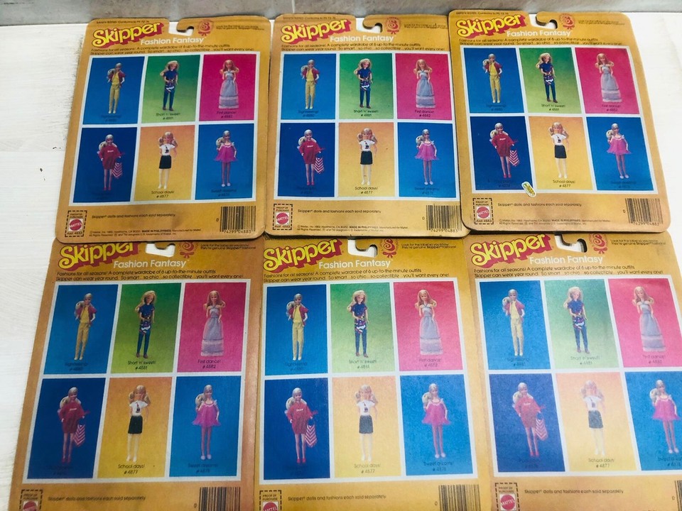 Ultra Rare Skipper Fashion Fantasy Set Vintage Mattel Barbie Doll ...