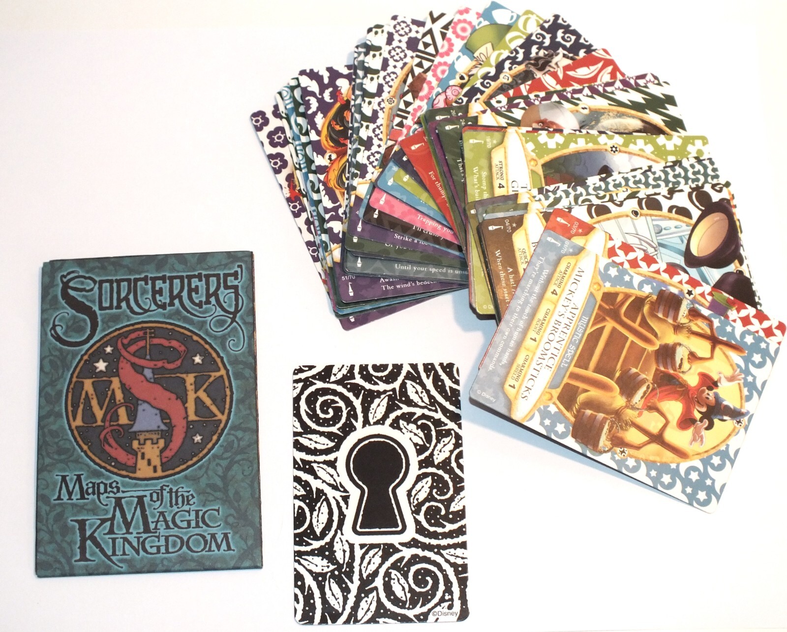 Sorcerers of The Magic Kingdom Card 48 Cards Mickey Mouse Headless ...