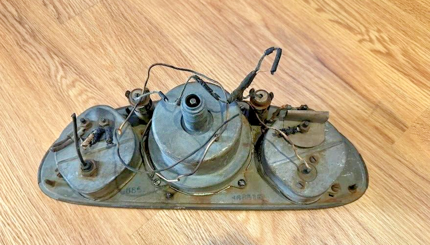 1934 Chevrolet Hot Rod Custom A/C Gauge Panel | Gray | Analog | Genuine ...