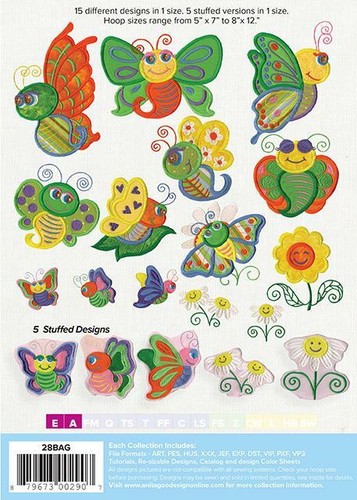 Baby Butterflies 2 Anita Goodesign Embroidery Machine CD NEW | eBay