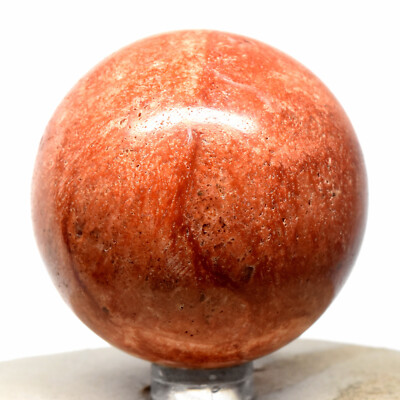 52mm Orange Jasper Sphere Natural Sparkling Mineral Polished Decor ...