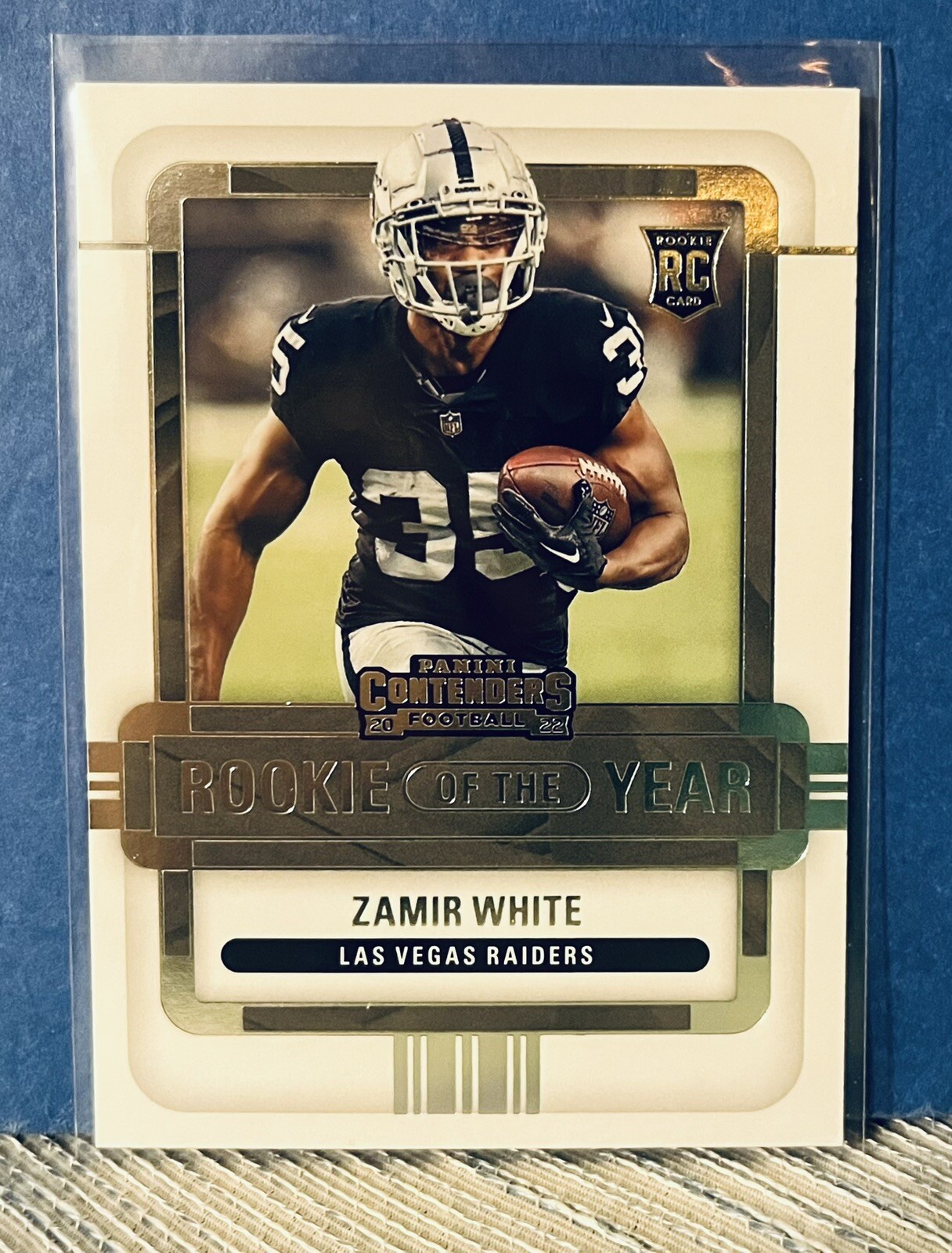 Zamir White ROOKIE OF THE YEAR Panini Contenders #ROY-ZWH | eBay