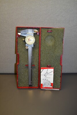 Starrett 120A-6 Dial Caliper, 0-6" Range, .001" Graduation | eBay