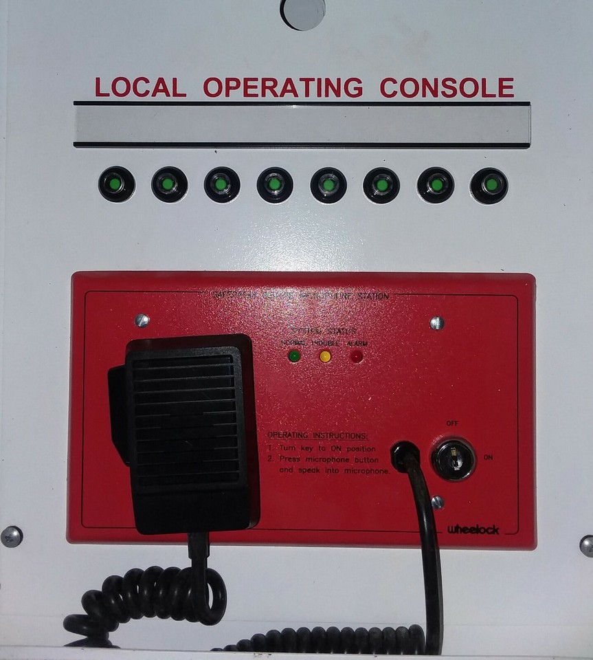 Wheelock Surface Mount Local Operator Console SP4-LOC-SB Mass ...