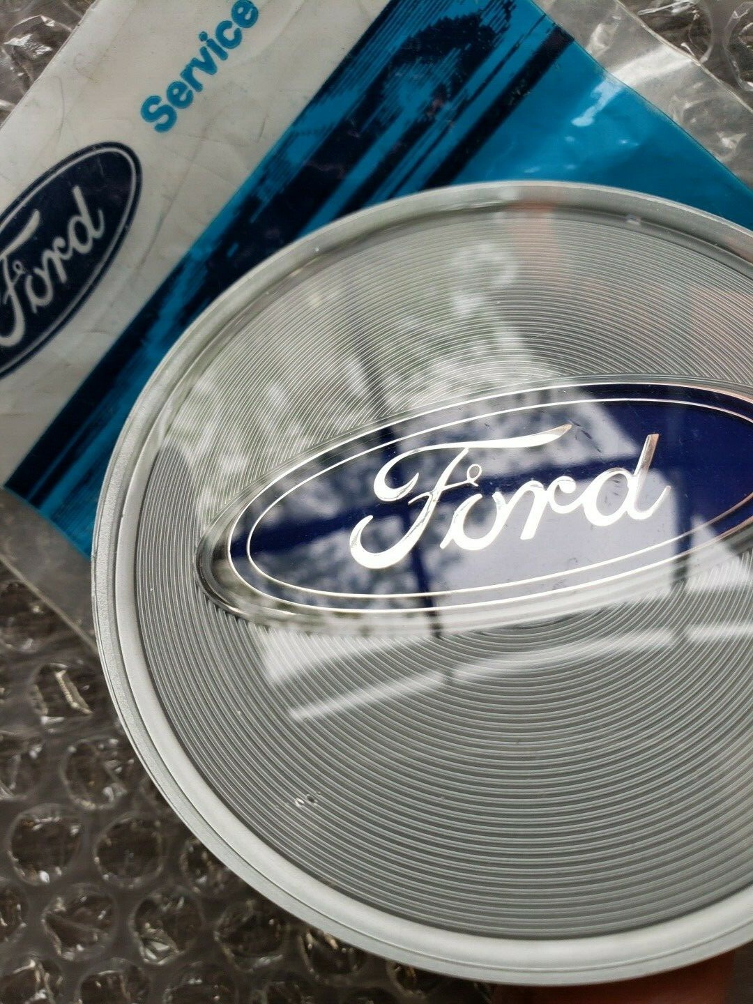 FORD OEM E8AZ-1137-A Hub Wheel Cover Center Applique | eBay