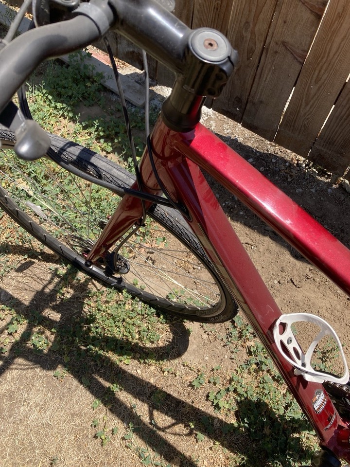 Trek bike FX 1 Gold Alpha Aluminum Light Weight Bike Red | eBay