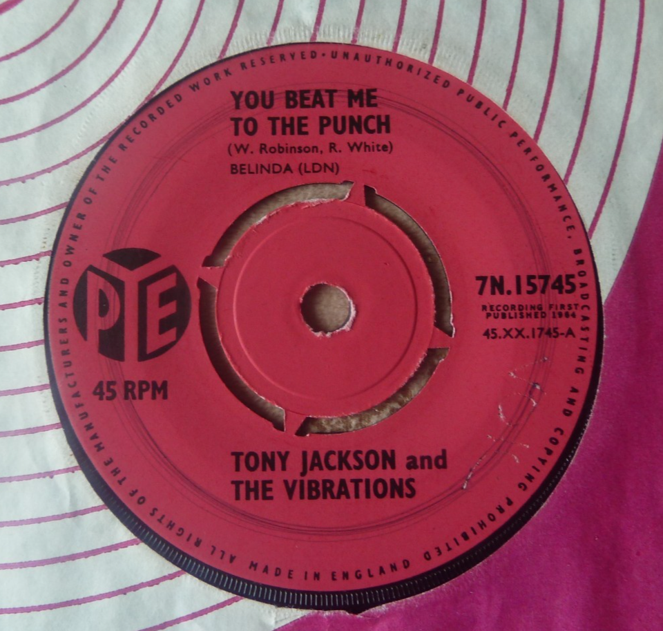 TONY JACKSON & THE VIBRATIONS THIS LITTLE GIRL OF MINE PYE LABEL 1964 ...