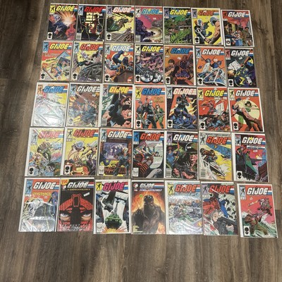 Gi Joe Comic Book Lot 35 Comics Marvel Excellent Condition Free ...