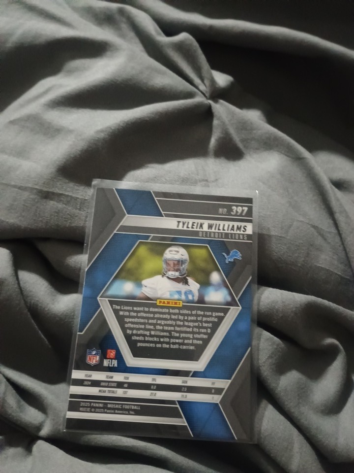 Tyleik Williams No.397 RC | eBay