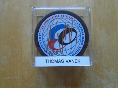 Thomas Vanek 2004 IIHF World Championship Czech Republic Autograph | eBay