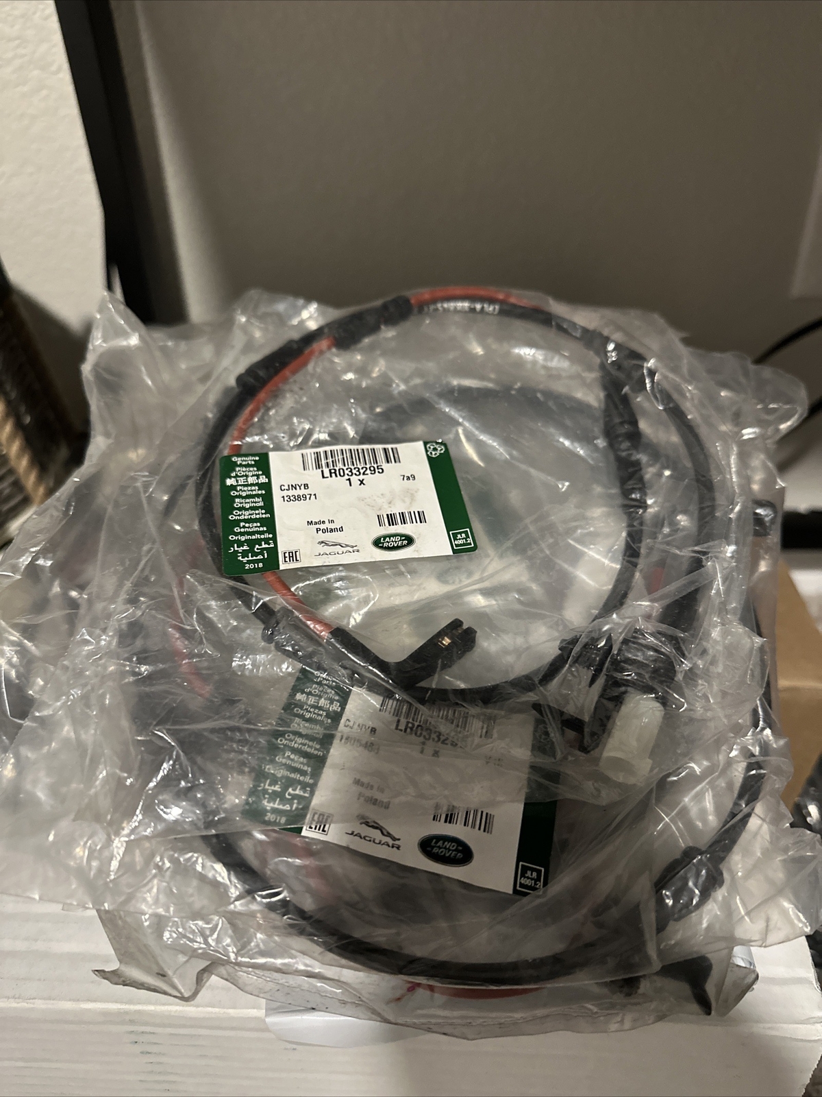 Genuine Land Rover Range Rover RR Sport LR033295 Rear Brake Pad Wear ...