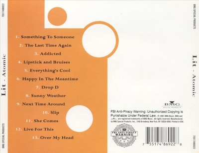 LIT - ATOMIC NEW CD 78636808628| eBay