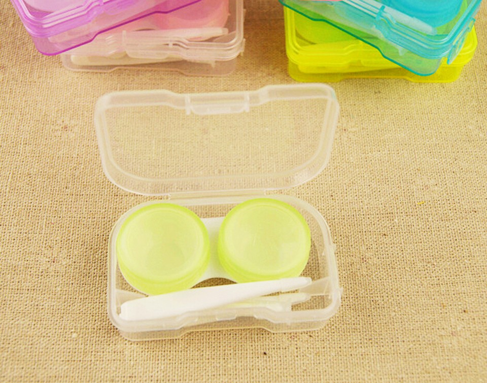5X Contact Lenses Case Kit Cute Travel Eye Care Mini Set Traveling ...