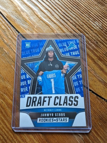 2023 Panini Rookies & Stars - Draft Class True Blue #DC-7 Jahmyr Gibbs ...