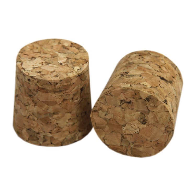 2 x 1 gallone ( 32 / 28mm ) Solid Cork Bung Stopper Bottle Demijohn jar ...