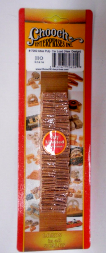Chooch HO Scale New Design Atlas Cast Resin Pulpwood Car Load #7262 ...