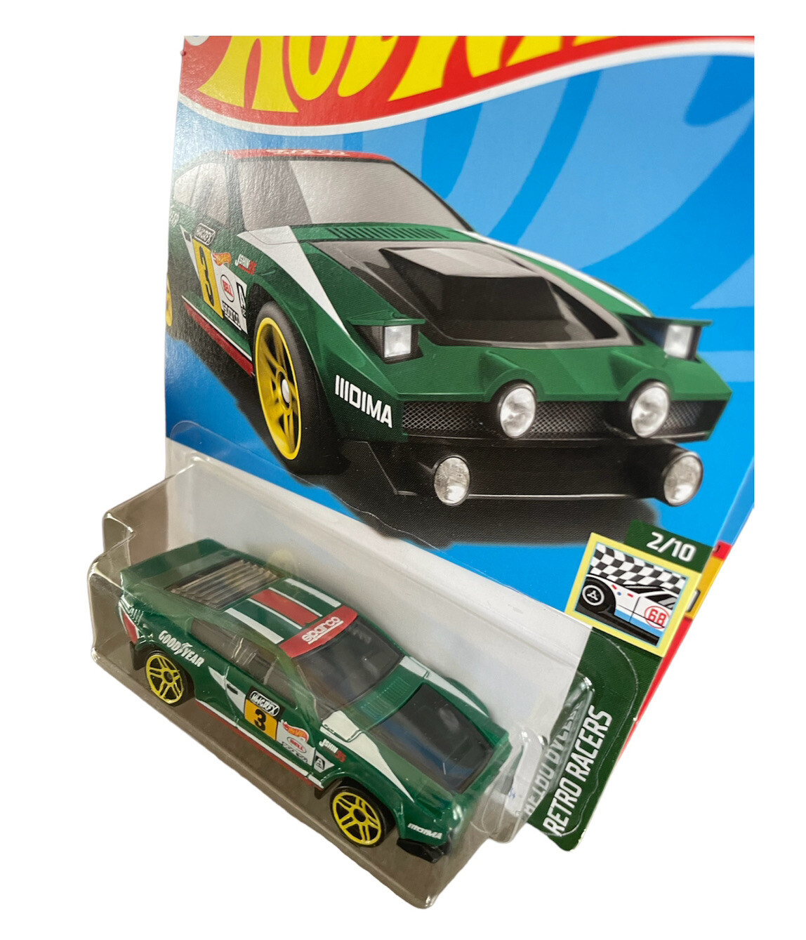 Hot Wheels Loose DIMACHINNI VELOCE #5/250 HW Retro Racers 2/10 (Green ...