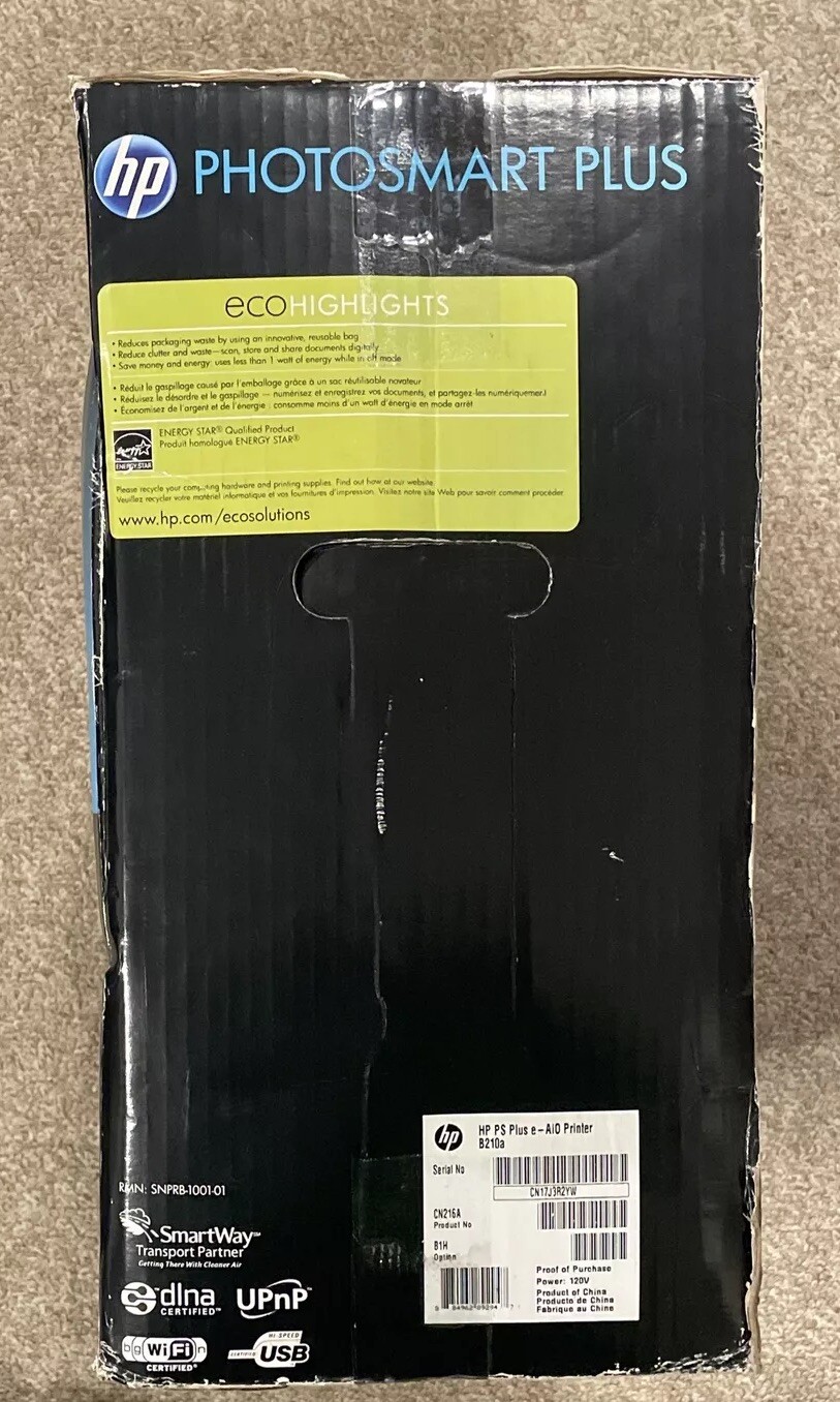 HP Photosmart Plus B210A All-In-One Inkjet Printer for sale online | eBay